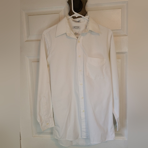 Arrow | Shirts | Arrow Mens Classic Long Sleeve Dress Shirt Size Small ...